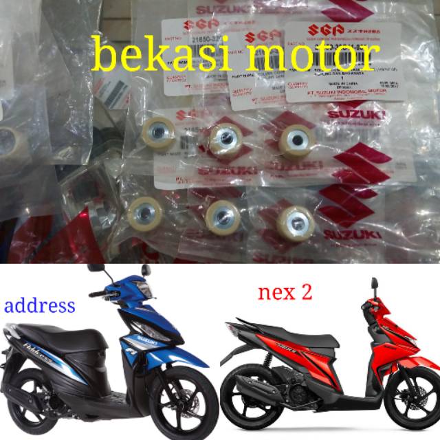 Jual 21650-32G11 6pcs roller suzuki address / nex 2 address eropa ...