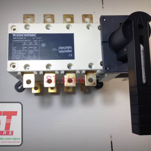Jual PERTUKANGAN PERLENGKAPAN LISTRIK COS / CHANGE OVER SWITCH / OHM SAKLAR SOCOMEC 4P 125A ...