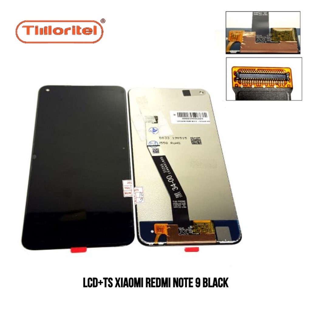Jual LCD+TS XIAOMI REDMI NOTE 9/REDMI 10X 4G BLACK | Shopee Indonesia