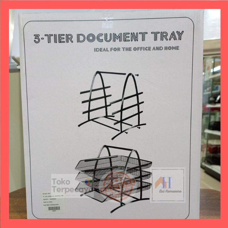 Jual Organizer Dokumen 3 Tingkat / Rak Dokumen / Tempat File | Shopee ...