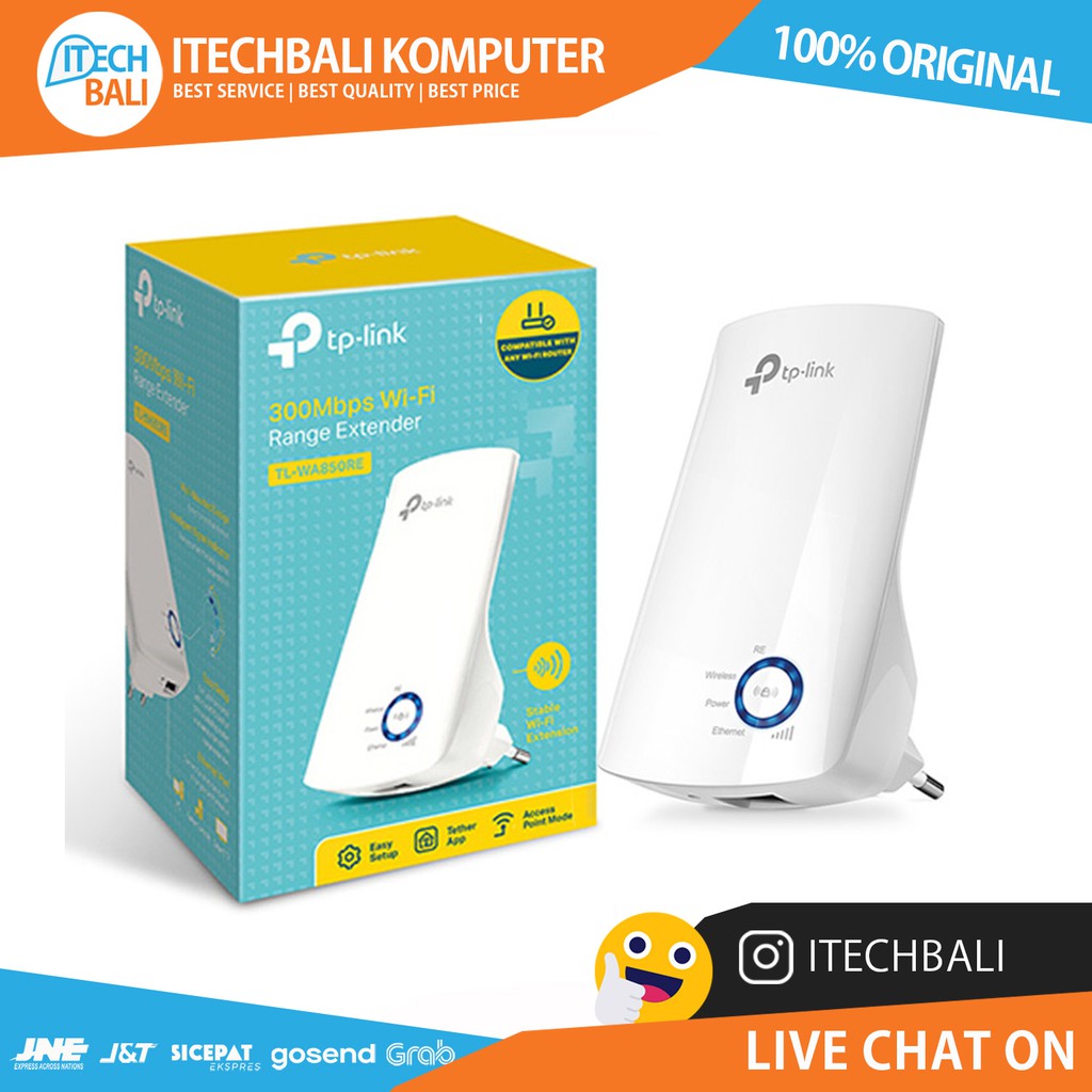 Jual Wi-Fi Range Extender TP-LINK TL-WA850RE 300Mbps Original ...