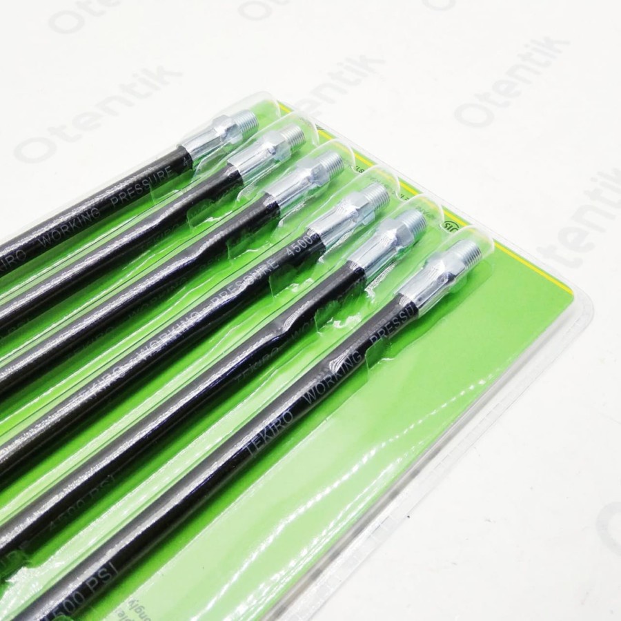 Jual TEKIRO SELANG GREASE GUN 6PCS - SELANG POMPA GEMUK TANGAN 6 PCS ...