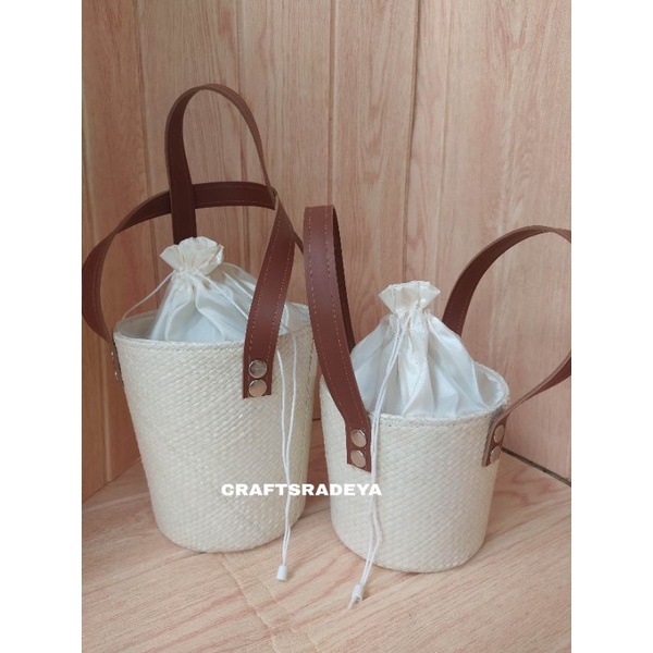 Jual Tas ember Tali WARNA COKLAT // tempat Toples Tutup Serut | Shopee ...