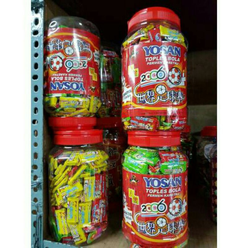 Jual Permen Karet Yosan Bubble Gum Tatto Permen Karet Jadul isi 200pcs ...