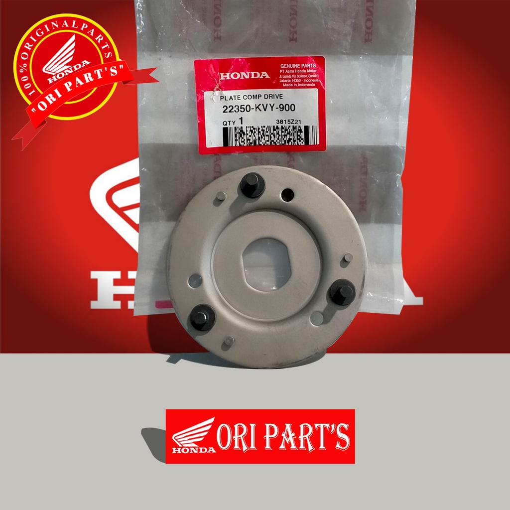 Jual Plate Comp Drive Dudukan Kampas Ganda Beat Spacy Scoopy Karburator ...