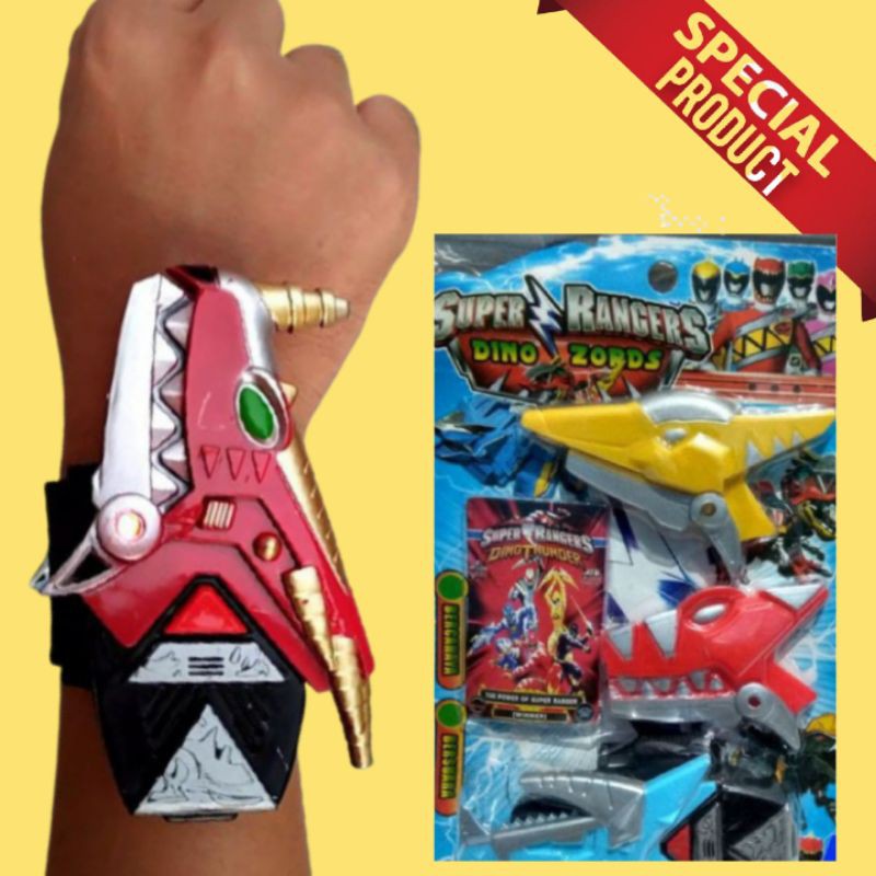Jual JAM TANGAN POWER RANGER (suara dan bunyi rangers dino) - Mainan ...