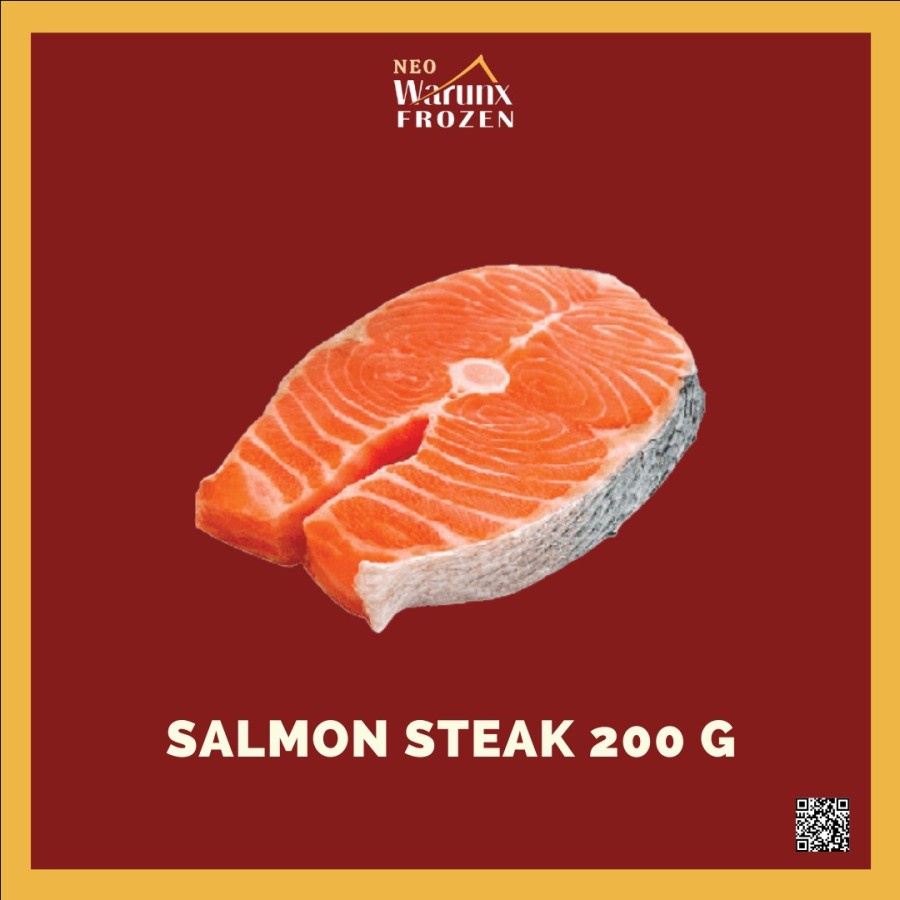 Jual Fresh Ikan Salmon Steak Cut Berat 200gr [HALAL] | Shopee Indonesia