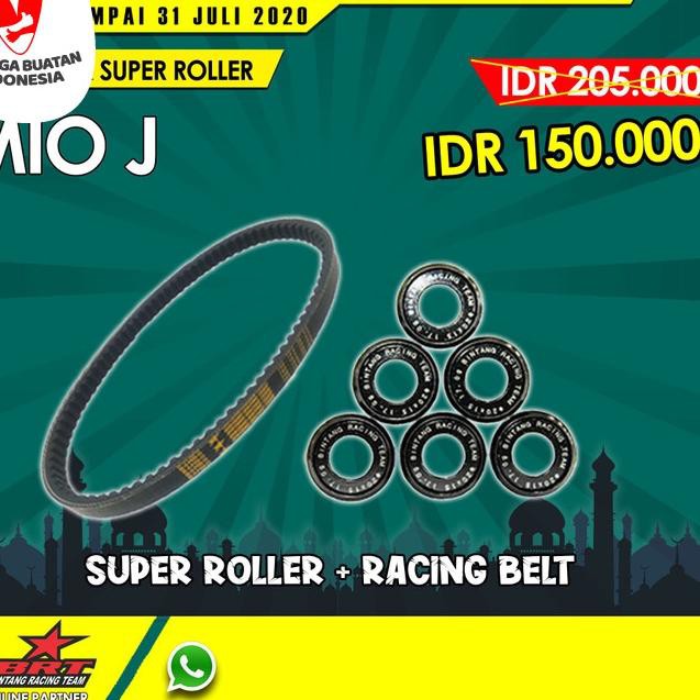 Jual bgs-345 Paket Super Roller & V Belt BRT Yamaha Mio J Injection ...