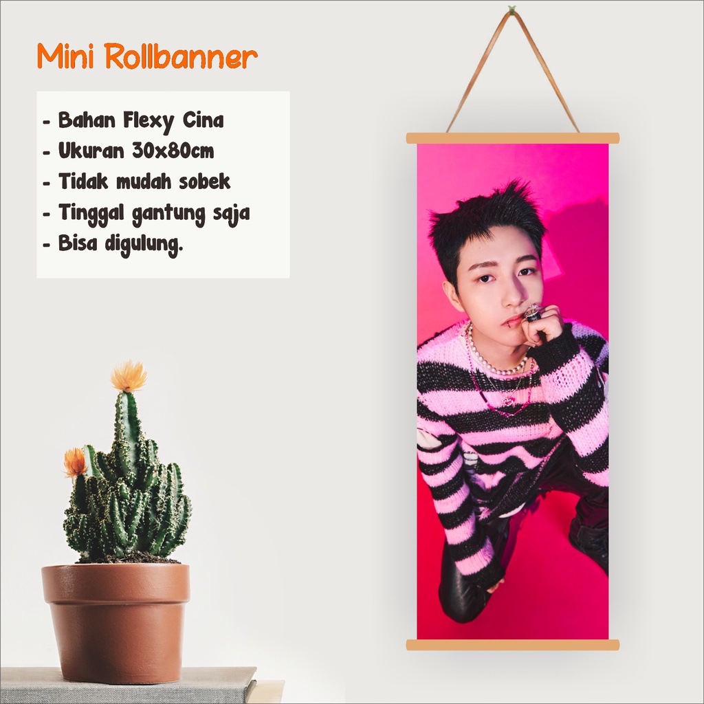 Jual MINI ROLL BANNER NCT DREAM RENJUN GLITCH MODE | Shopee Indonesia