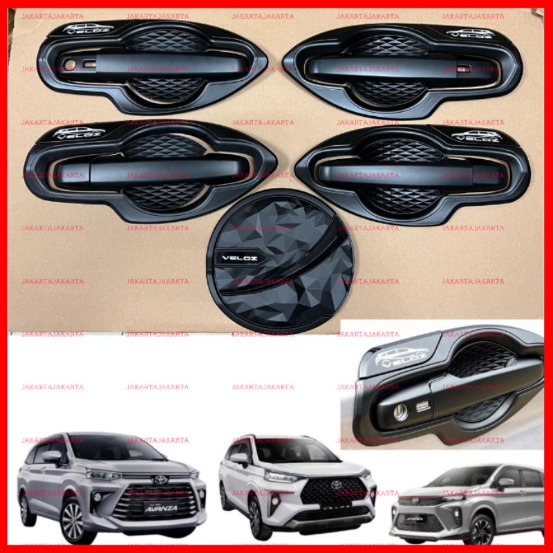 Jual Paket Outer Handle Tank Cover Avanza Xenia Veloz 2022 2023 2024 2025 UP Hitam | Shopee ...