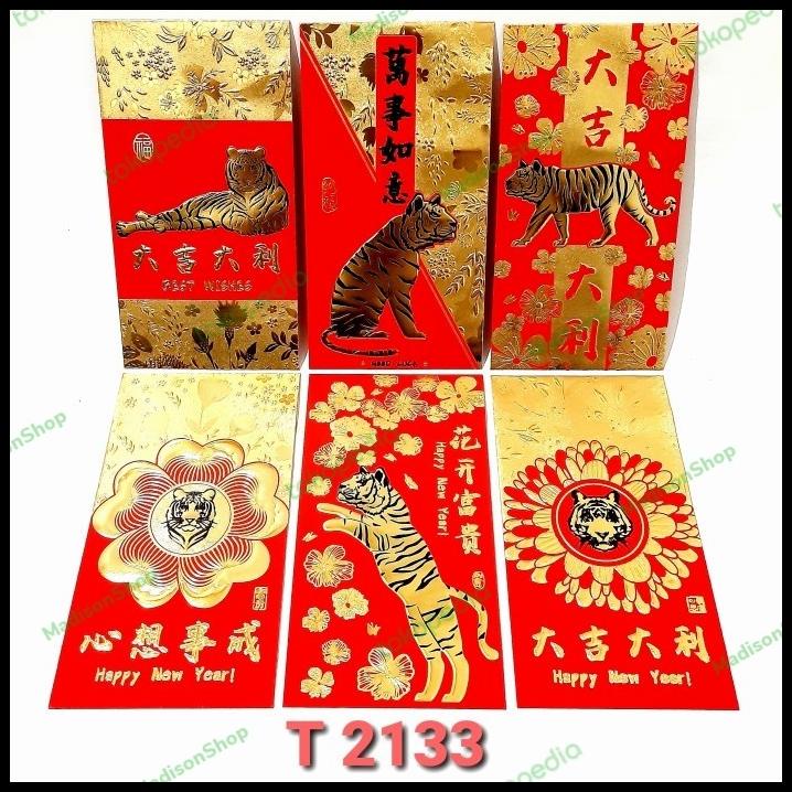 Jual Angpao Panjang Macan 2022 Angpau Merah Tahun Baru Imlek Ampao ...