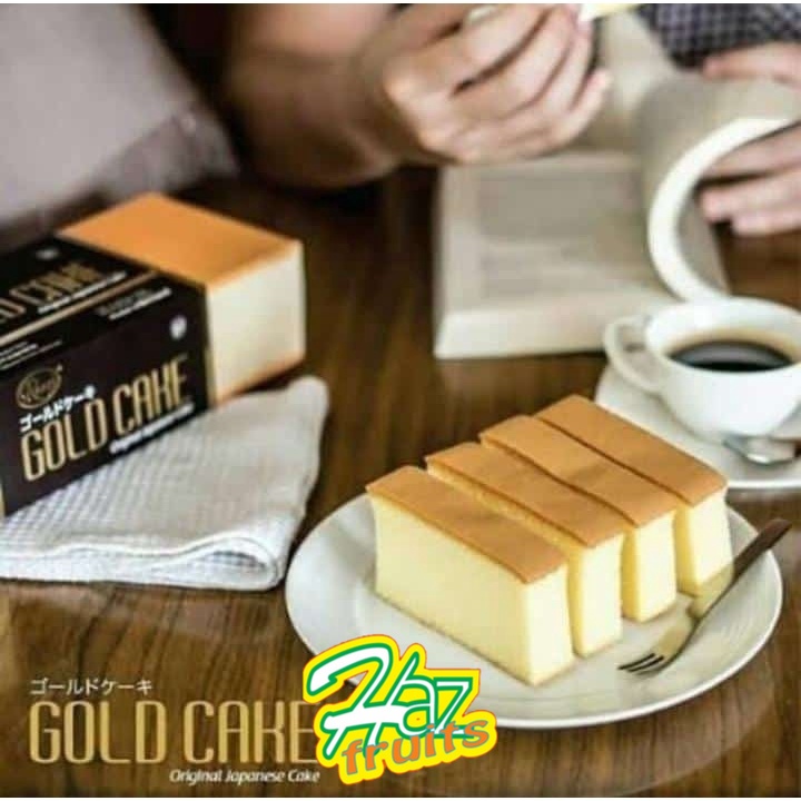 Jual Rious Gold Cake Original Japanese Cake 190 gram | Shopee Indonesia