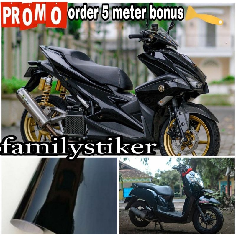 Jual SEKOTLET MOTOR WARNA HITAM DOFF/ GLOSY SKOTLET MOTOR HITAM ...