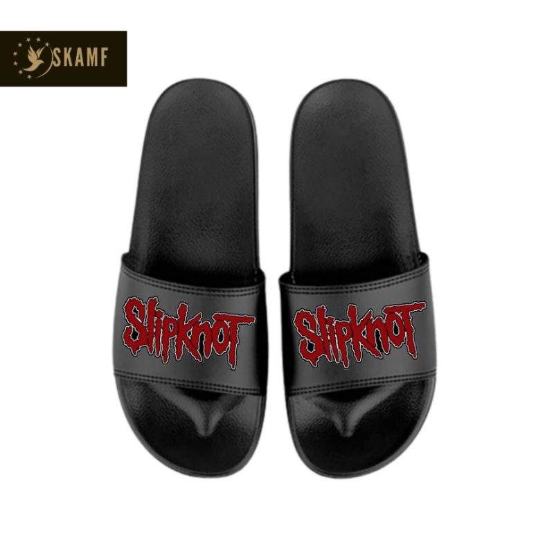 Jual SANDAL SLIP ON | SENDAL | BAND | SLIPKNOT | RED HOT CHILI PEPPERS ...