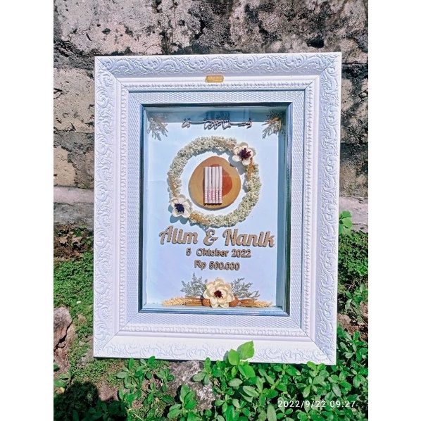 Jual Mahar Bunga Kering | Frame Mahar Pernikahan | Shopee Indonesia