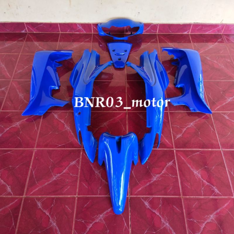 Jual Cover Body full body Halus Motor Suzuki Smash 110 lama Biru ...