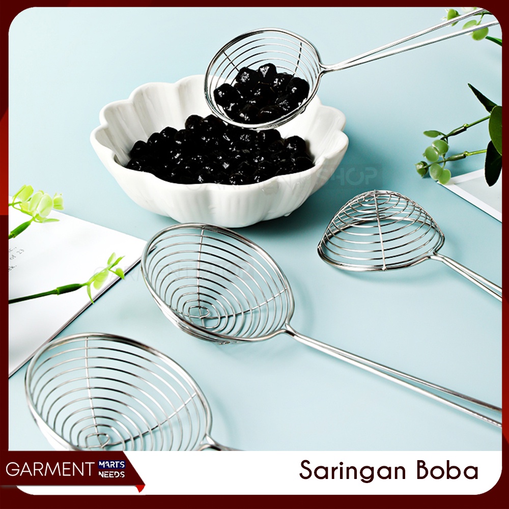 Jual SENDBOBA - Saringan Panjang Sendok Boba Topping Cincau Shabu Shabu ...