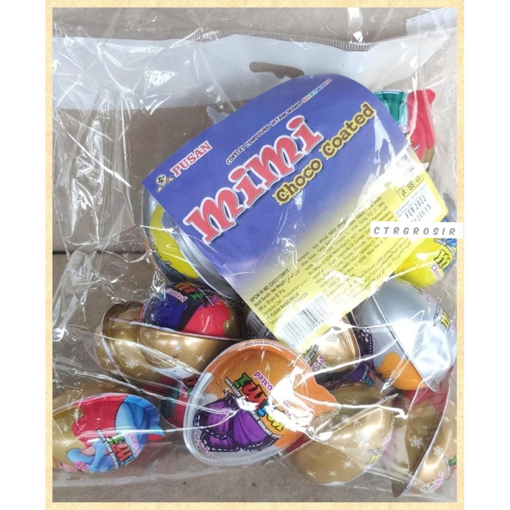 Jual PUSAN COKLAT MIMI TELUR / MIMI CHOCO COATED 20PCS | Shopee Indonesia