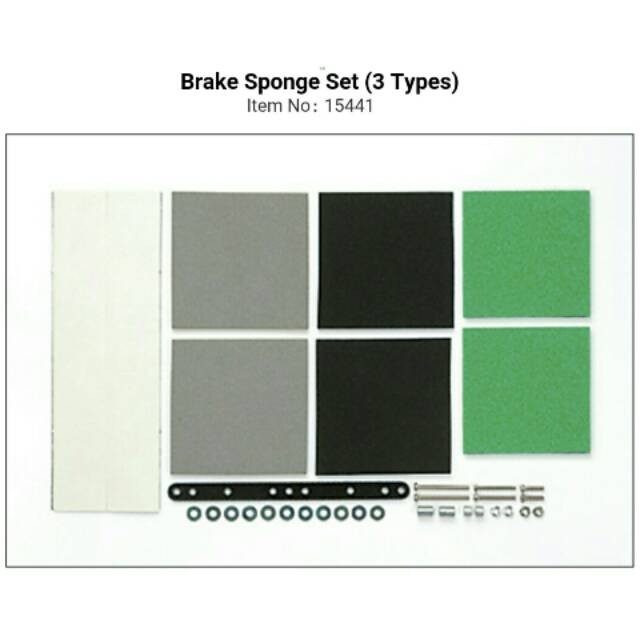 Jual 15441 TAMIYA 4WD BRAKE SPONGE SET 3 TYPES | Shopee Indonesia