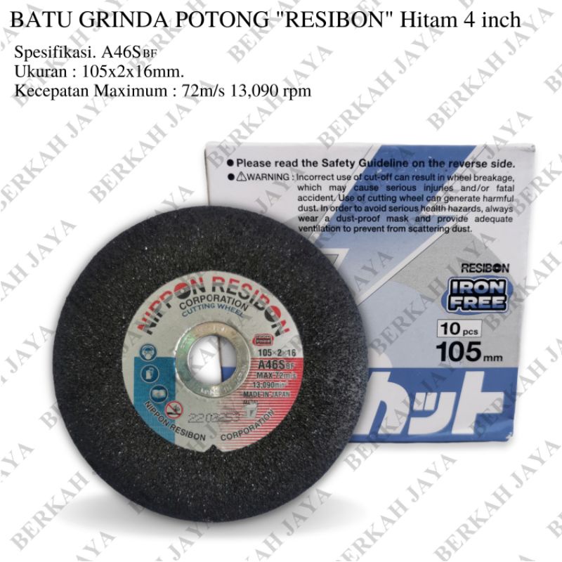 Jual RESIBON Nippon Mata Gurinda Batu Gerinda Potong Besi Grinda ...