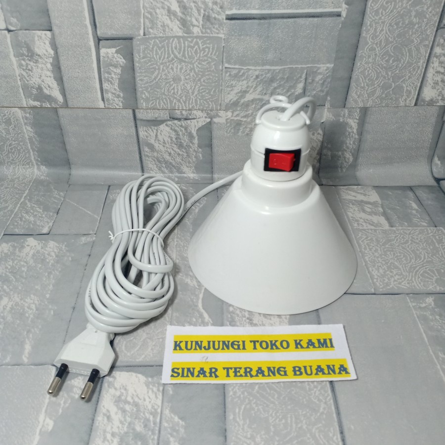 Jual tempat lampu Gantung Kabel 5 Meter, fitting lampu gantung | Shopee ...
