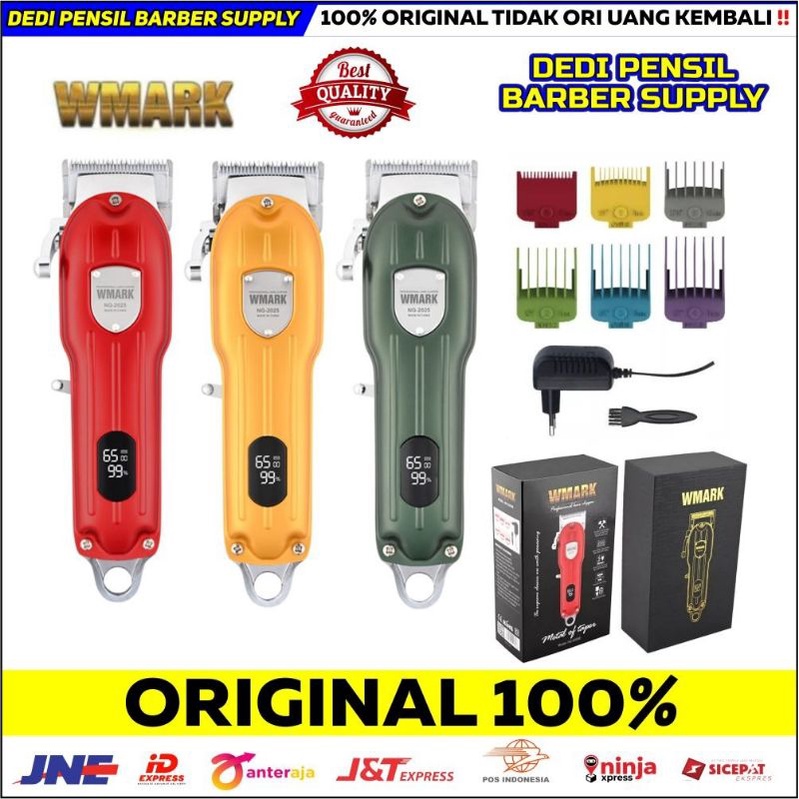 Jual WMARK NG-2025B TAPER HAIR CLIPPER ORIGINAL ALAT CUKUR ELEKTRIK CLIPPER CAS TANPA KABEL ...