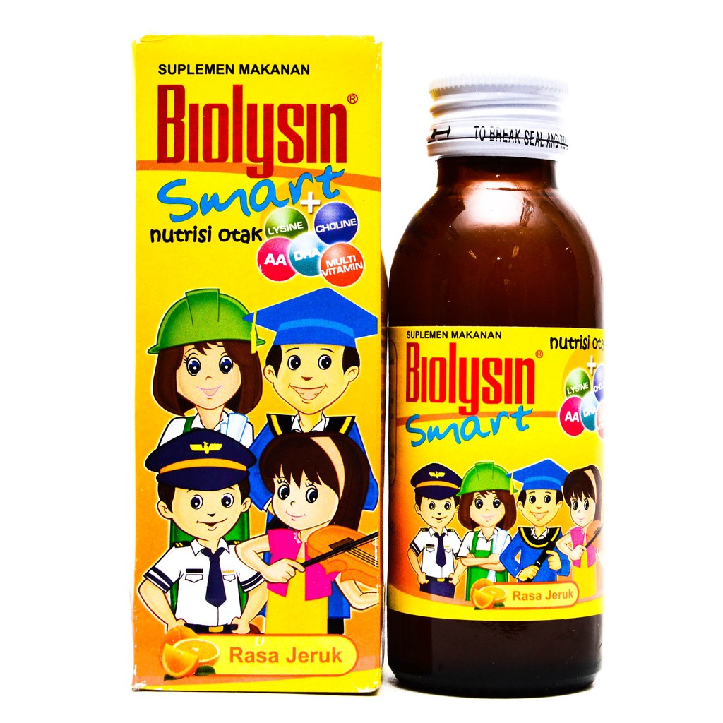 Jual BIOLYSIN SMART 60 ml (rasa jeruk) | Shopee Indonesia