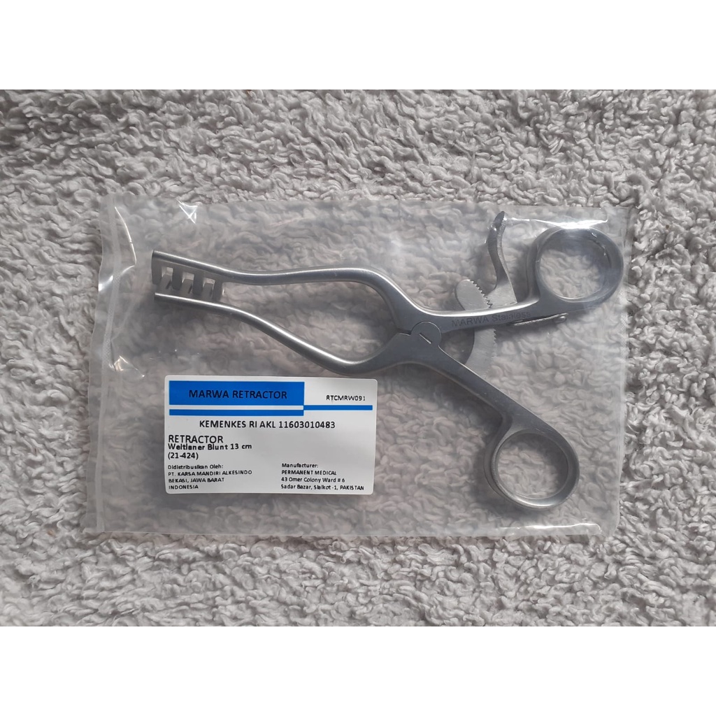 Jual Alat Medis Weitlaner Retractor 13cm Sharp | Blunt | Waitlaner Self ...