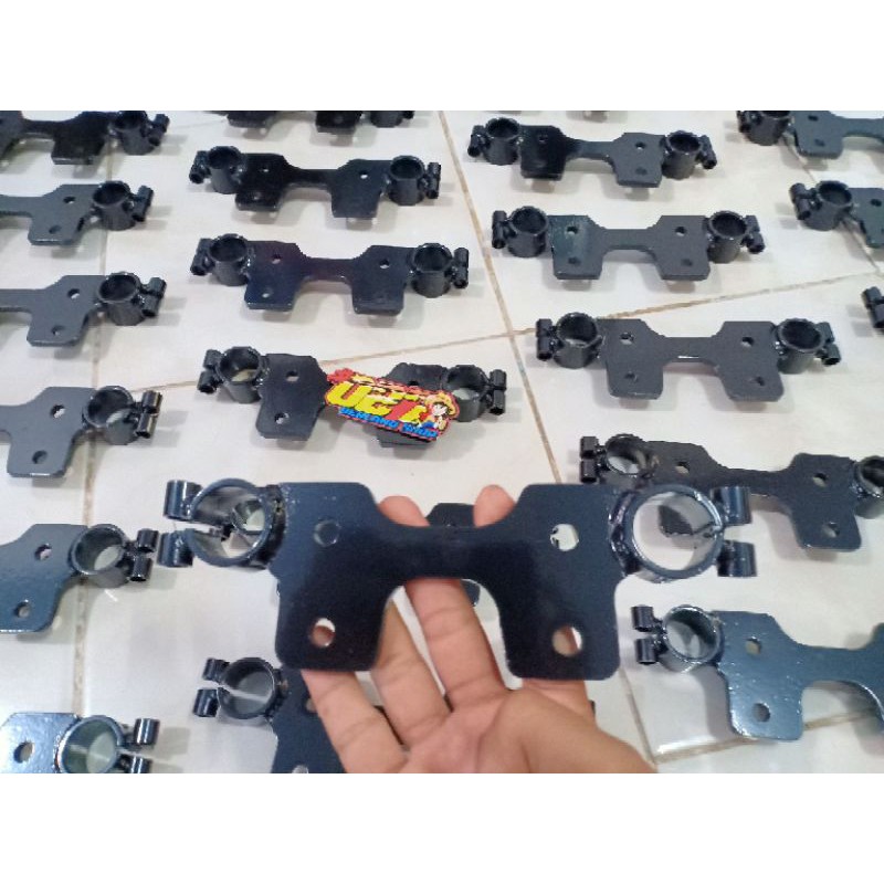 Jual dudukan plat breket stang SONIC 150r untuk pakai stang rzr ...