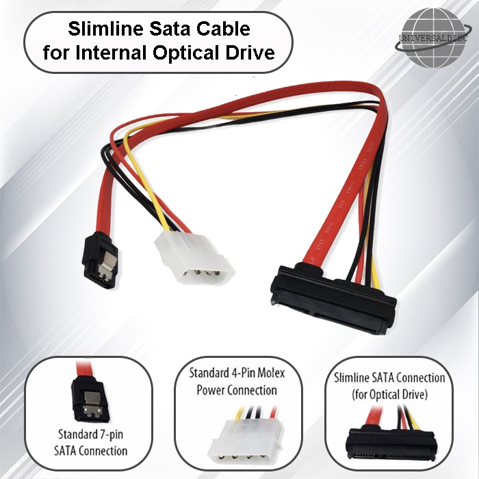 Jual Slimline Sata Cable for Internal Optical Drive | Shopee Indonesia