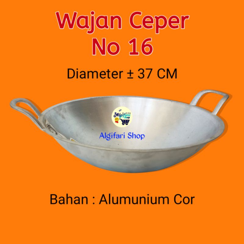 Jual Wajan Ceper No 16 Kuali Penggorengan Tradisional Khas Tasikmalaya ...