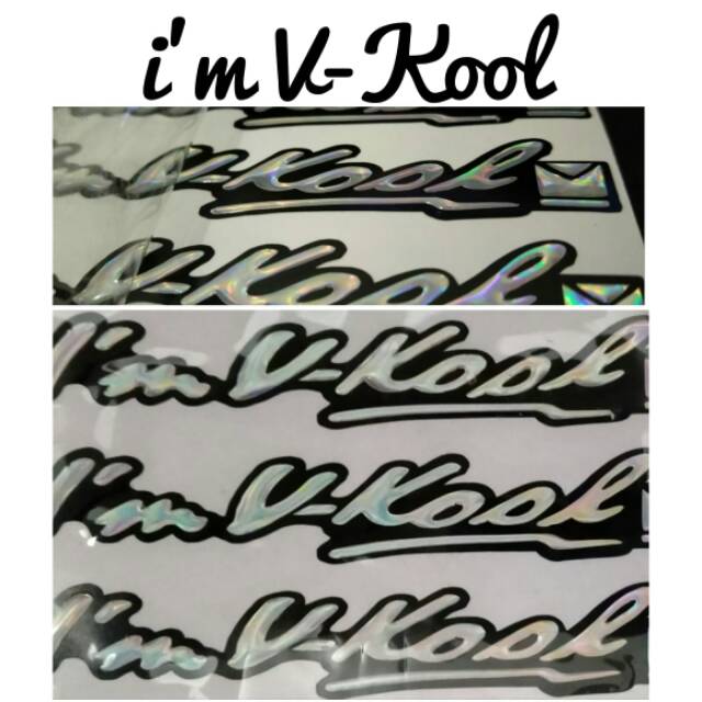 Jual Stiker i'm V kool Sticker Timbul Resin | Shopee Indonesia
