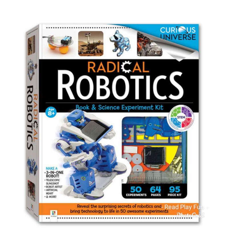 Jual Curious Universe Radical Robotics Book & Science Experiment Kit ...