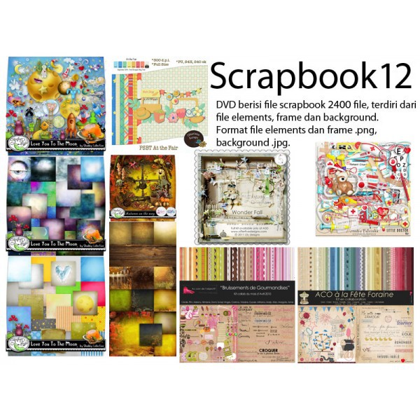 Jual SCRAPBOOK 12 PHOTOSHOP DESIGN PSD | Shopee Indonesia
