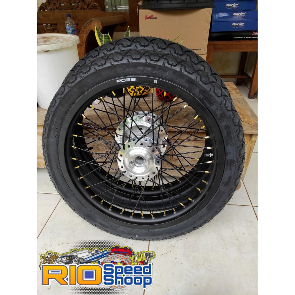 Jual Velg Rx King Ring 18 Tapak Lebar 185/215 Full Set Plus Ban ...