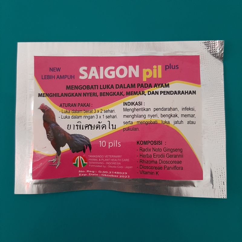Jual Saigon Pil 10 Kapsul - Mengobati luka dalam, menghikangkan nyeri, pendarahan Memar Luka ...