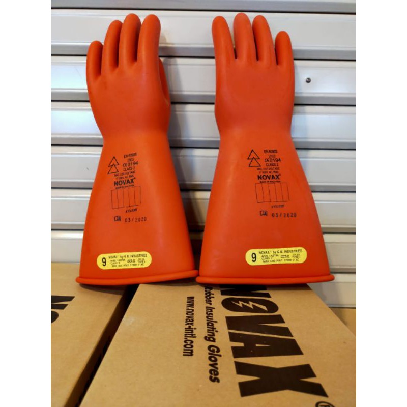 Jual Sarung Tangan Listrik Novax Electric 20KV Class 2 (PROMO) Terbaru ...