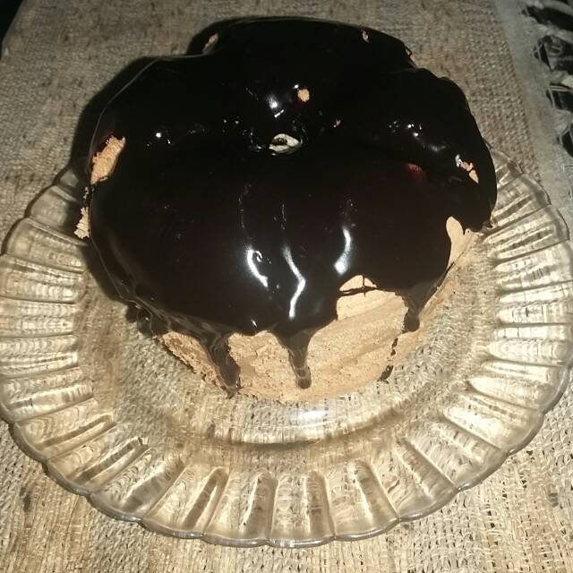 Jual Mini Chiffon Cake topping Chocolate ( Fresh order Fresh Made ...