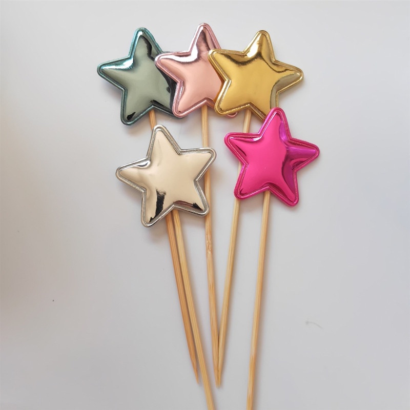 Jual Topper Kue Bentuk Bintang Mahkota Hati Topper Cupcake Dekorasi Kue ...