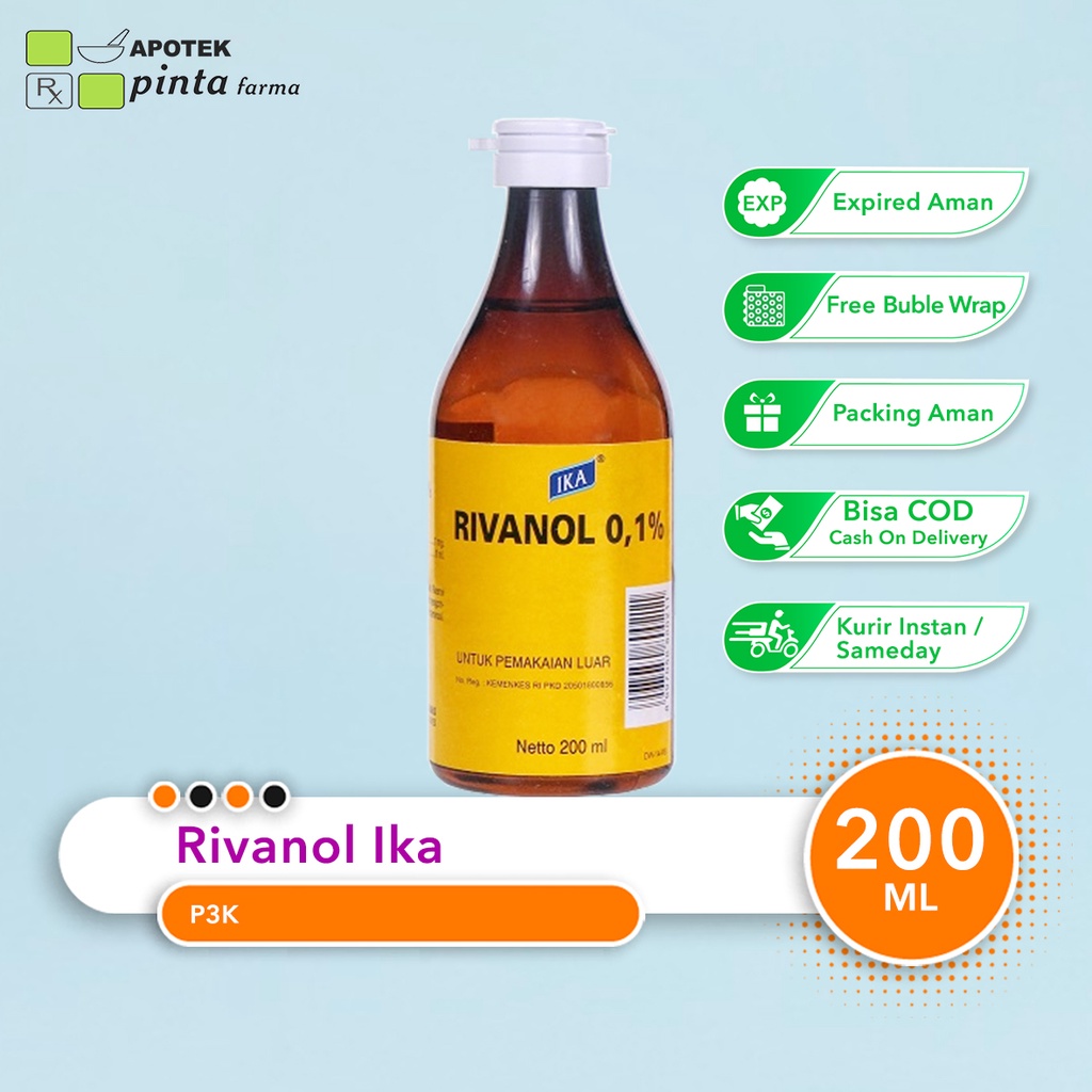 Jual Rivanol Liquid 200 ml | Shopee Indonesia