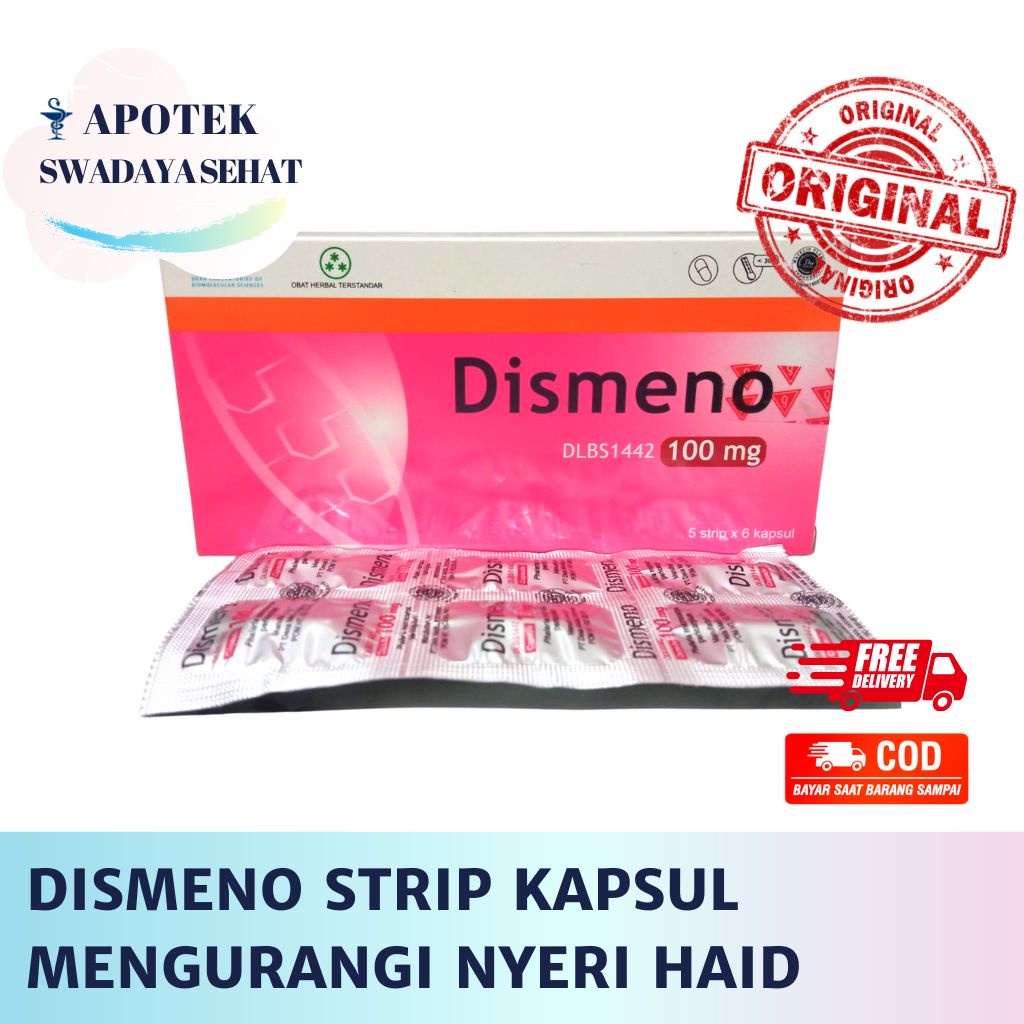 Jual DISMENO 100MG Strip Kapsul - Mengurangi Nyeri Haid Menstruasi ...
