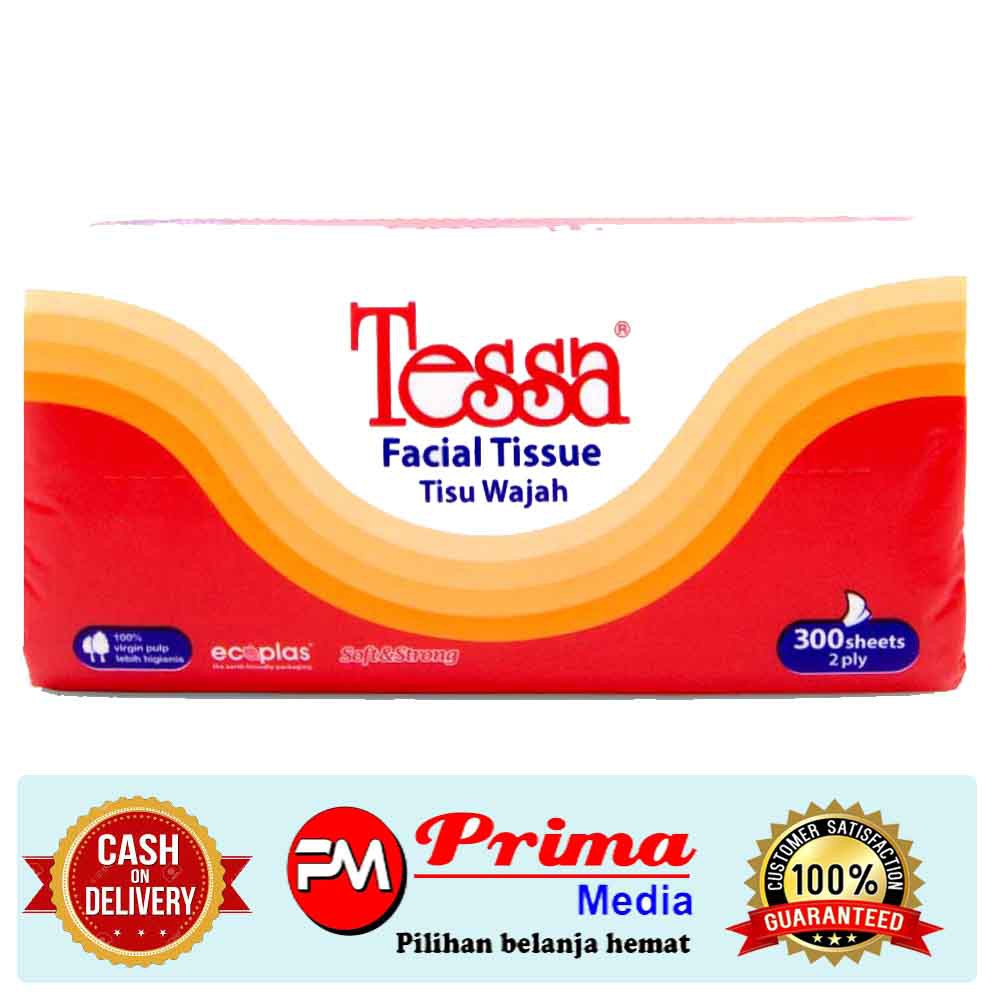 Jual Tessa Facial Tissue 300 Sheet 2ply l TP-04 | Shopee Indonesia
