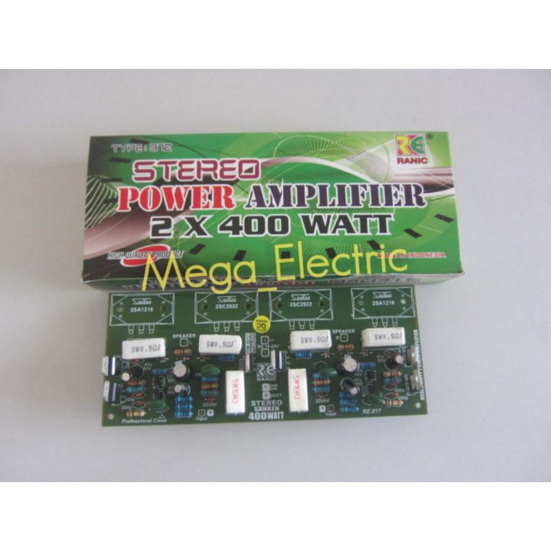 Jual Kit Driver Power Amplifier Sanken Stereo Safari 2X400 Watt | Shopee Indonesia