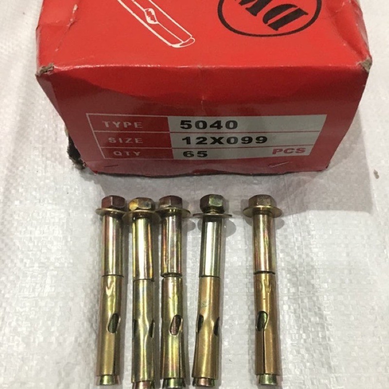 Jual Dynabolt Baut 12 Mm x 99 Mm Dinabor Tanam Jangkar Dyna Bolt ...