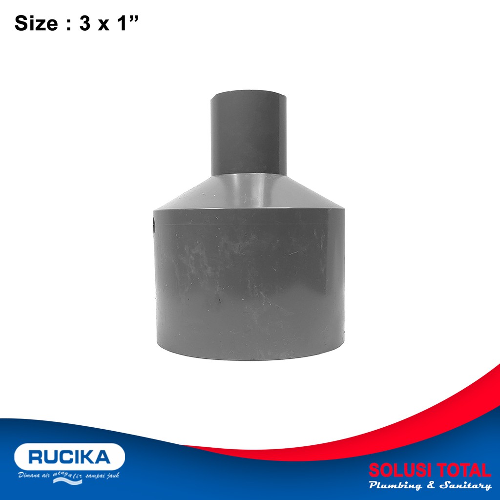 Jual Vlok Sock AW 3 x 1 Inch Reducer AW 3 x 1" PVC Rucika | Shopee ...