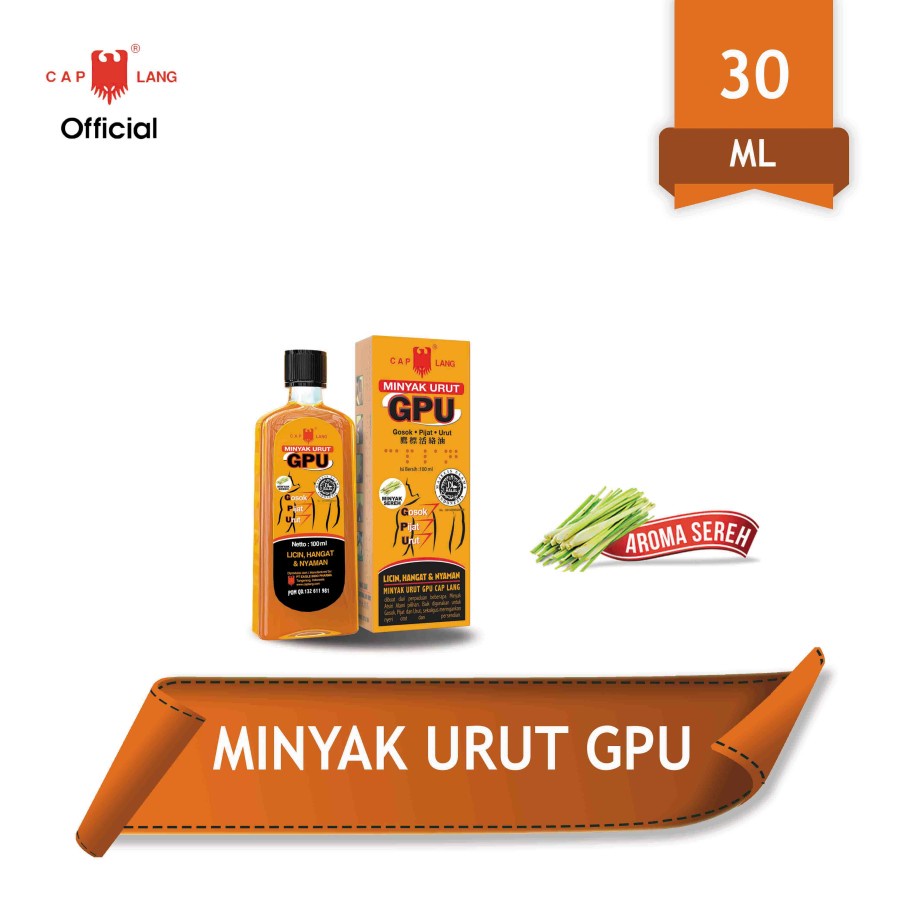 Jual Cap Lang GPU Sereh 30ml | Shopee Indonesia