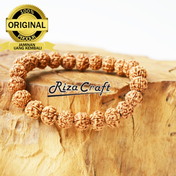Jual Riza craft Gelang natural Biji Buah Jenitri Genitri Ganitri ...