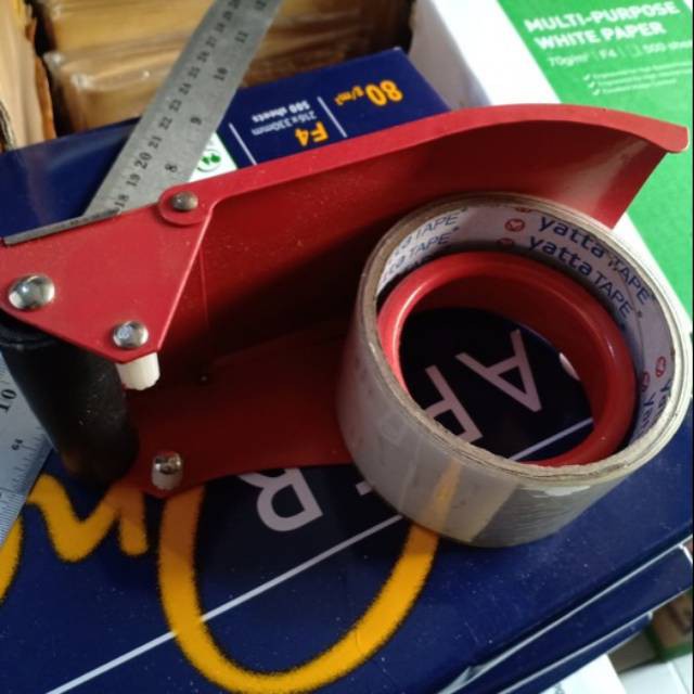 Jual cutter tape besi lakban 3 inch | Shopee Indonesia