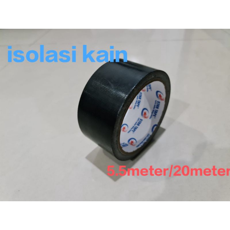 Jual Lakban Kain Hitam / Cloth Tape Hitam Besar 2 inchi (48mm x5.5m ...