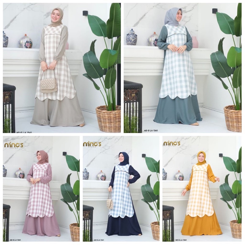 Jual Gamis Model Terbaru By NINOS Design 1341 | Shopee Indonesia